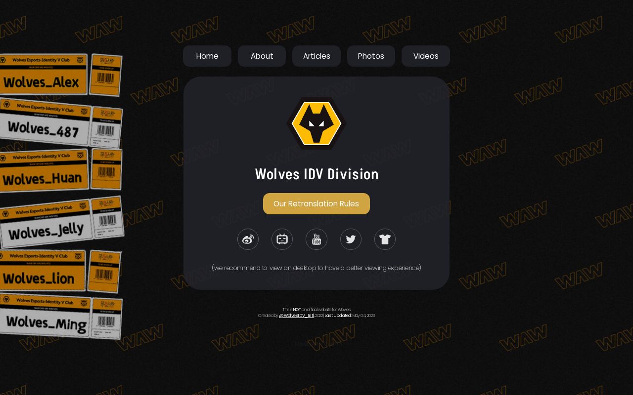 Wolves IDV